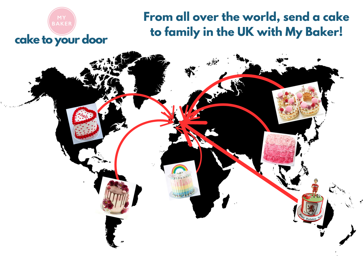 How to send cakes to the UK, wherever in the world you may be! – My Baker