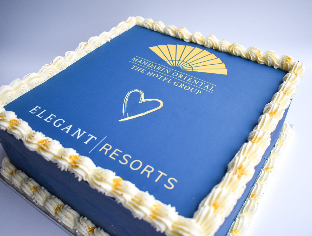 Corporate Edible Logo Cakes – My Baker