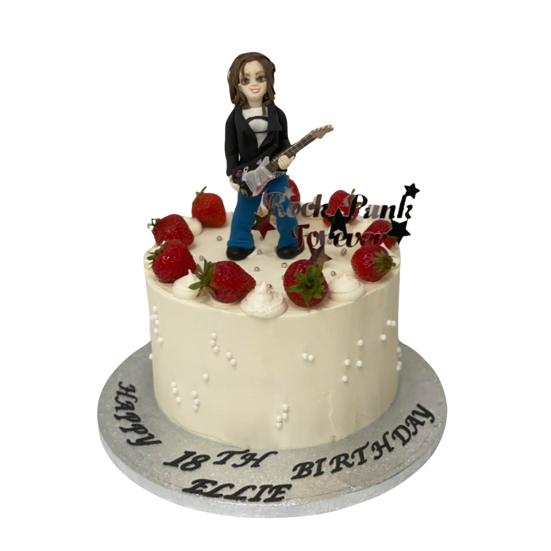 Rock Star Caricature Cake - Teen's Birthday Cake Delivery – My Baker