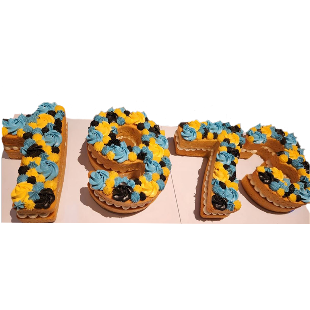 Personalised 4-Digit Numbers Cake - UK Delivery | My Baker