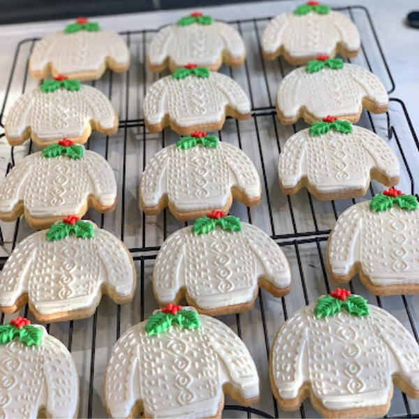 Christmas Jumper Cookies (Individually Packaged) – My Baker