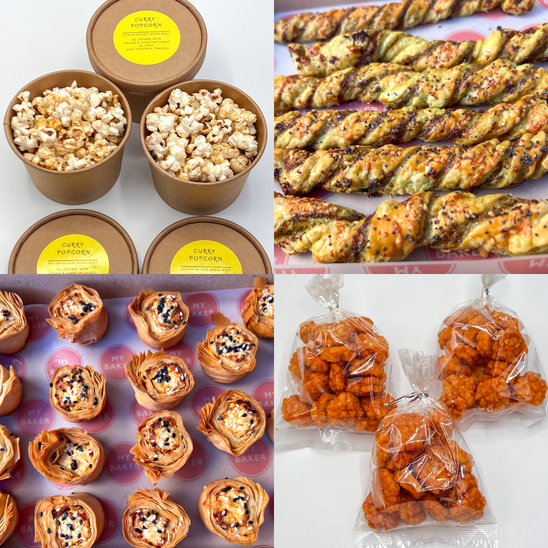 Savoury Snacks Office Spread | Corporate Meeting Catering by My Baker