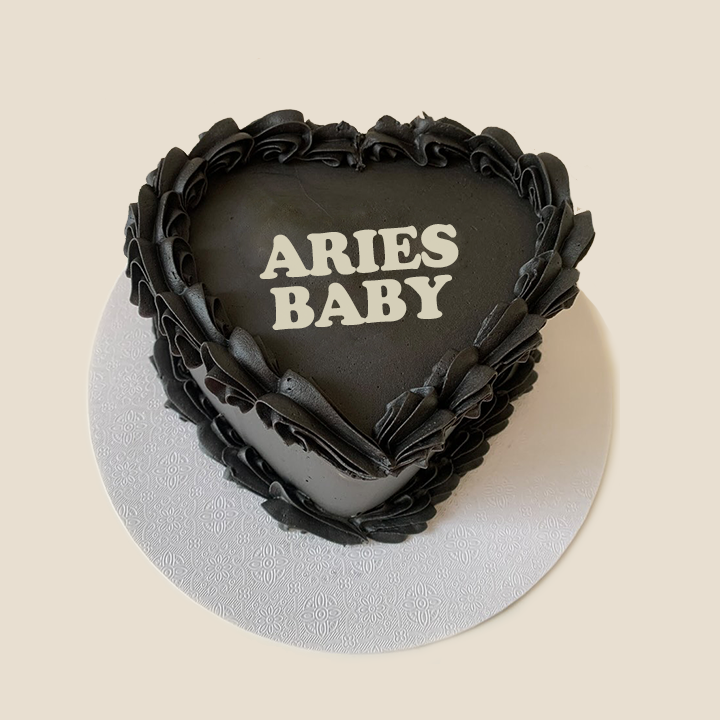 Order Aries Heart Birthday Cake (Heart Shaped) | My Baker