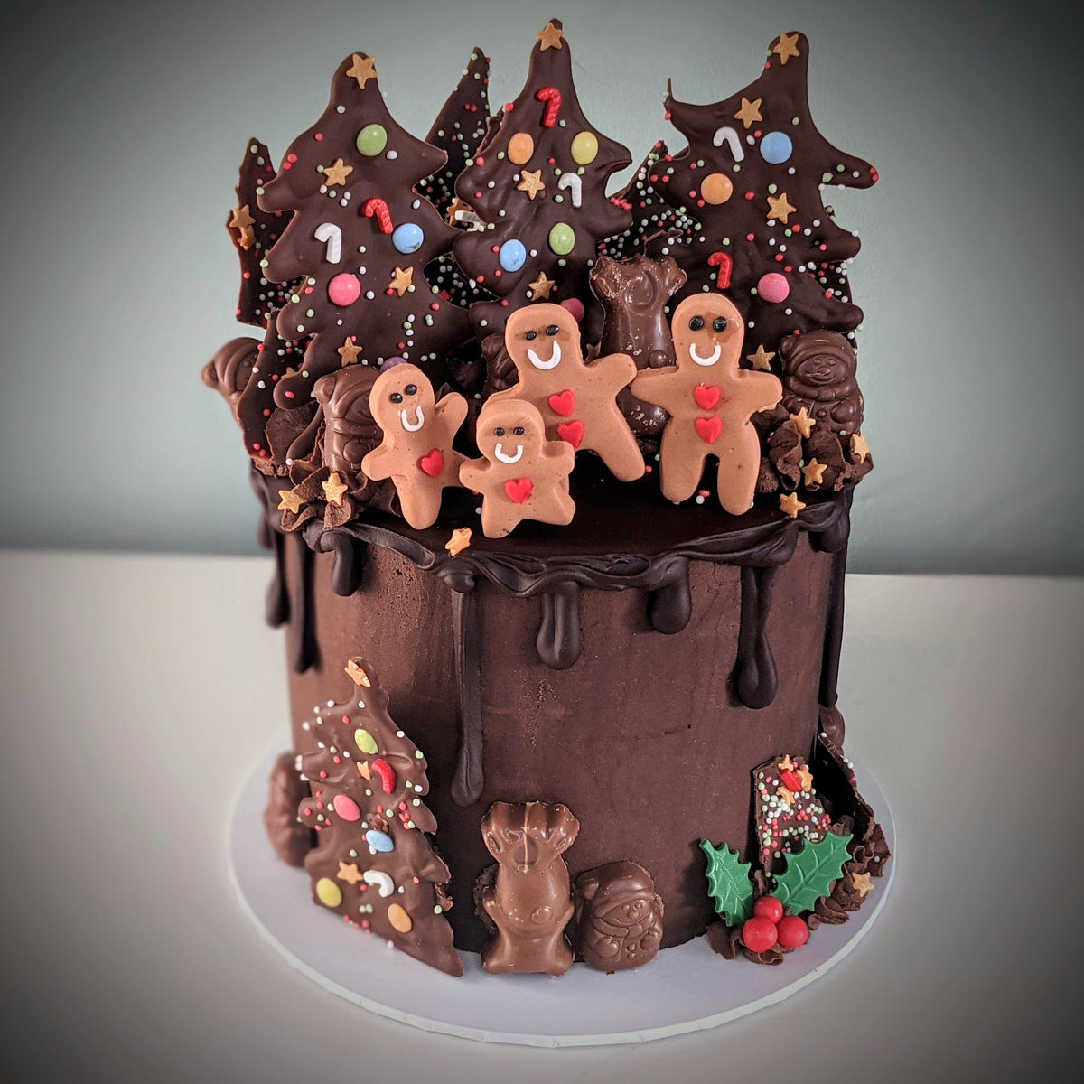 Chocolate Forest Christmas Cake | My Baker