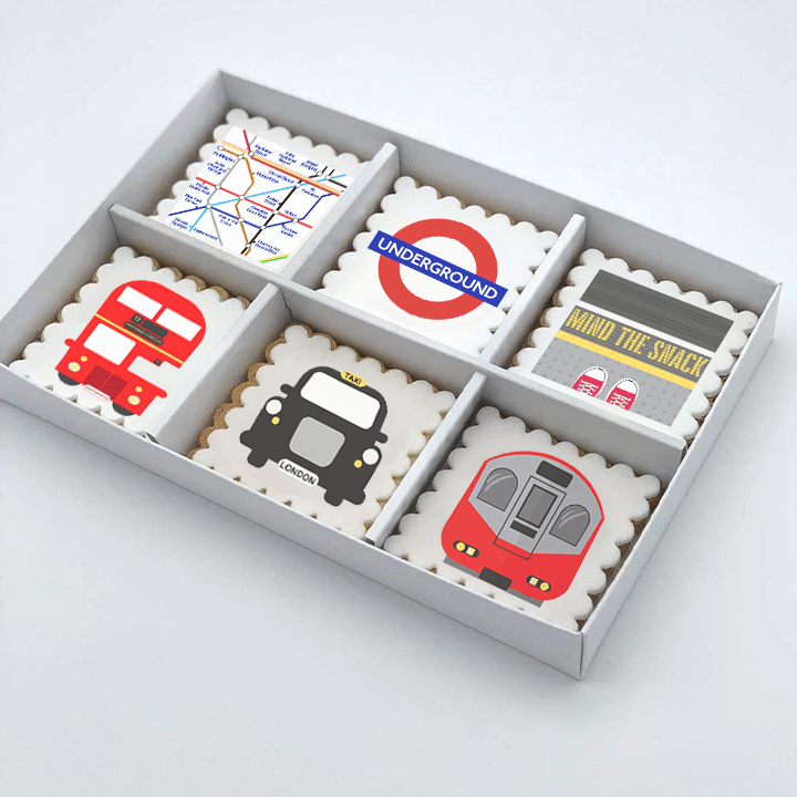London Transport Cookies - Personalised TFL Decorated Biscuits – My Baker