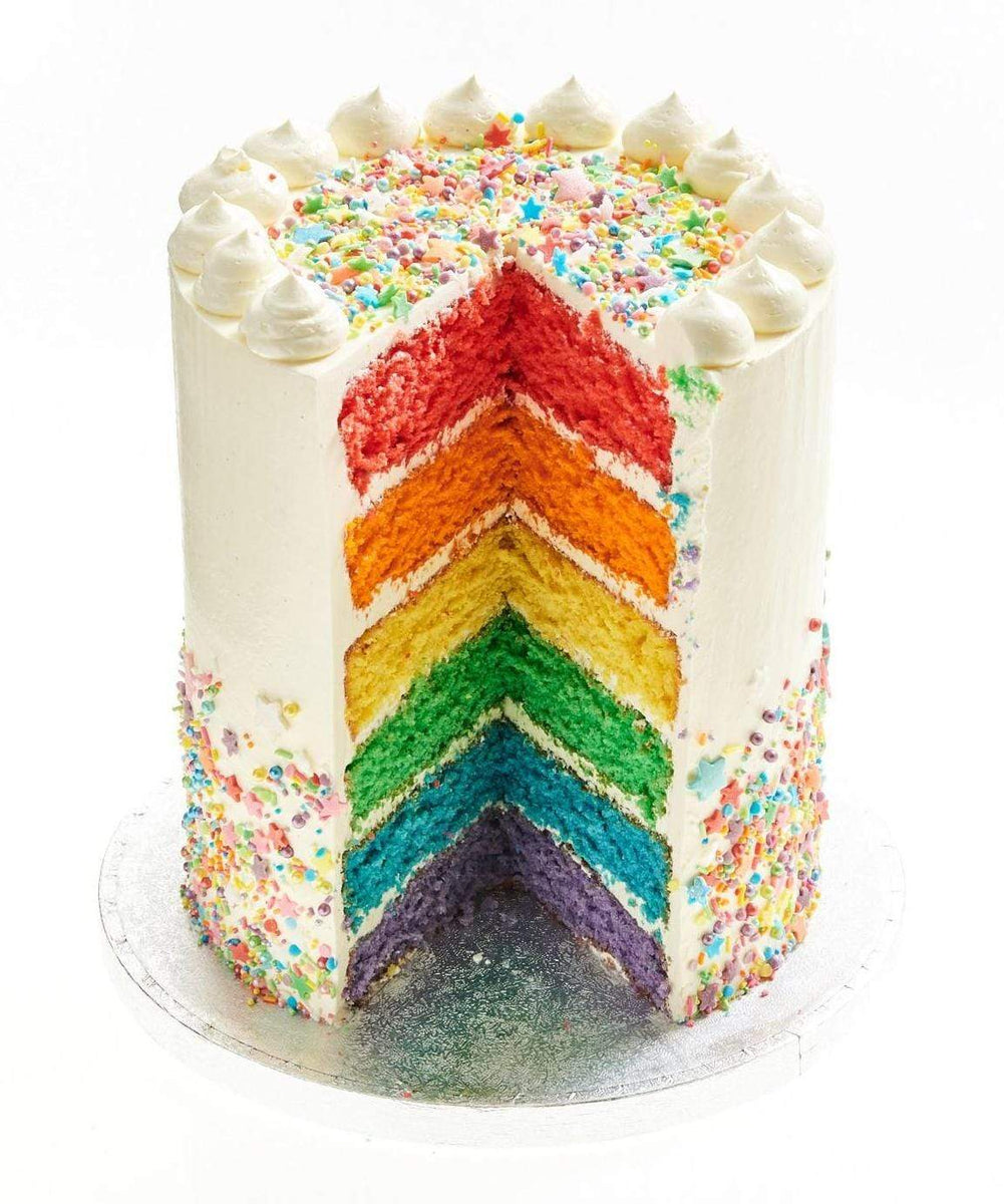 Somewhere Over the Rainbow Cake – My Baker